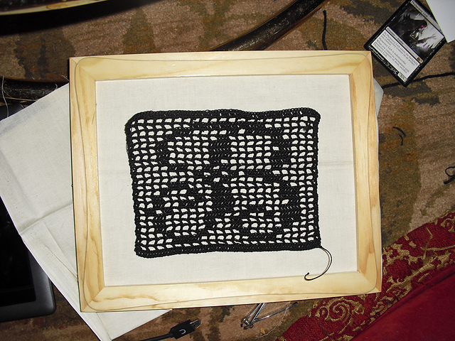 Ravelry: Checkered Alphabet Letter B pattern by Sandi Marshall