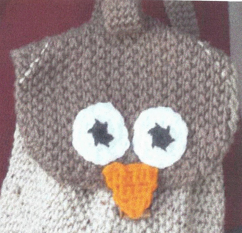 Ravelry: Owl Backpack pattern by Kathleen Stuart