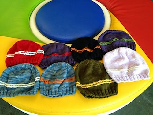 Ravelry: Morse Code Message Cap pattern by Kathy Walrath