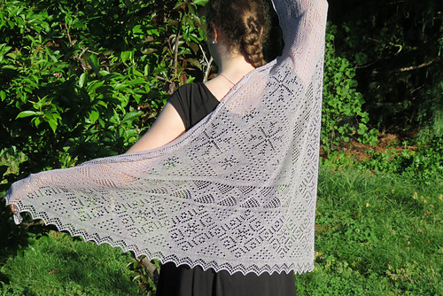 Ravelry: White Snow triangle pattern by Svetlаnа Loginovа