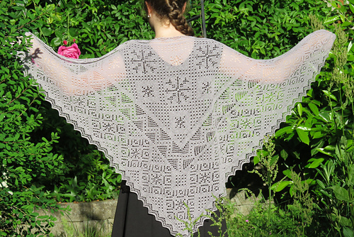 Ravelry: White Snow triangle pattern by Svetlаnа Loginovа