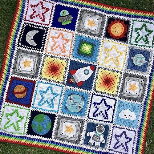 Ravelry: Space Explorer Blanket pattern by Katy Mitchell