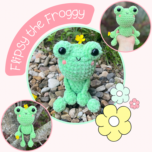 Ravelry: Flipsy the Froggy pattern by kawaiicuddlebug