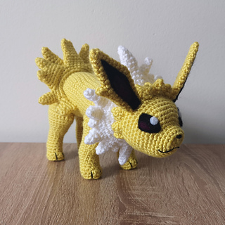 Ravelry: Pokemon Jolteon pattern by Kayla Shea.