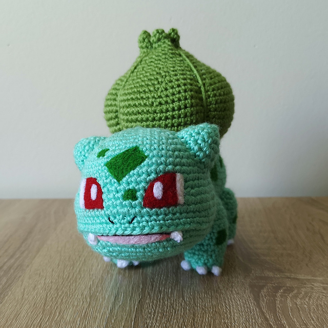 Ravelry: Pokemon Bulbasaur pattern by Kayla Shea.