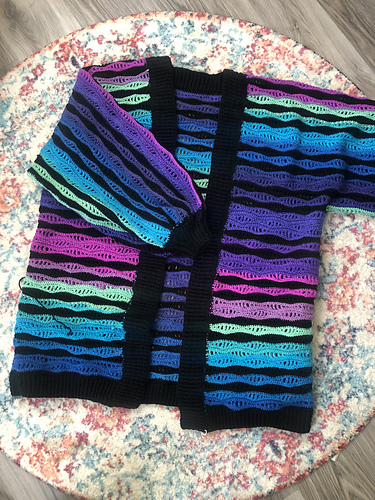 Ravelry: Frosted Waves Cardi pattern by Ana-Maria