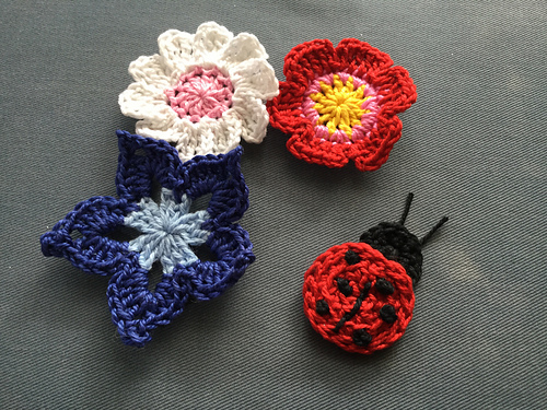 Ravelry: Ladybug Applique pattern by Janet Carrillo