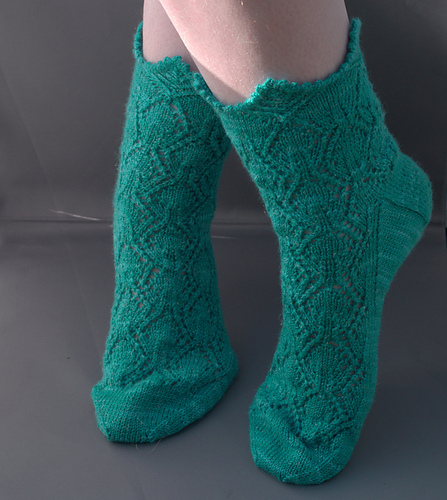 Ravelry: Gothic Architecture Socks pattern by Karen Butler