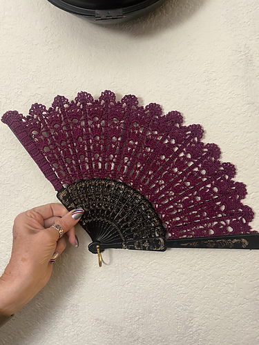 Ravelry: Crown of Petals Hand Fan pattern by Brandi Brewer
