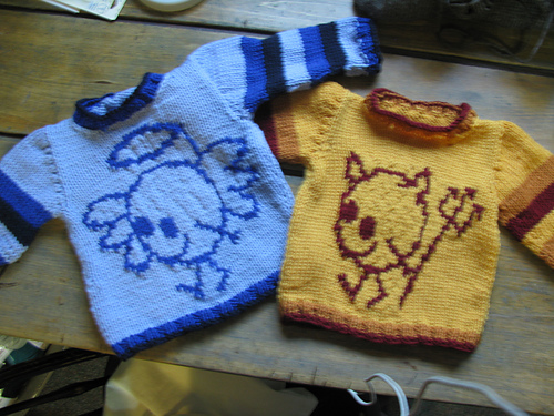 Ravelry: Little Saint & Little Sinner pattern by Erssie