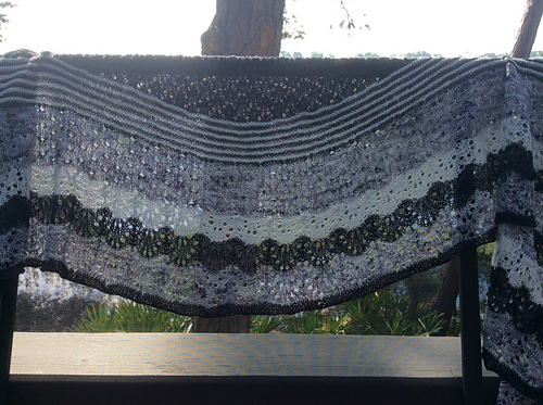 Ravelry: Enchanted Forest Pool Shawl pattern by Jenn Sheelen