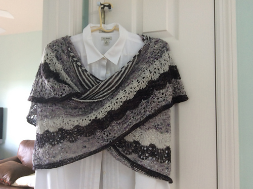 Ravelry: Enchanted Forest Pool Shawl pattern by Jenn Sheelen