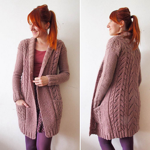 Ravelry: 141-19 Birch Leaves pattern by DROPS design