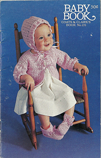 Ravelry: Crochet Sacque, Cap, and Bootees D-124 pattern by Coats & Clark