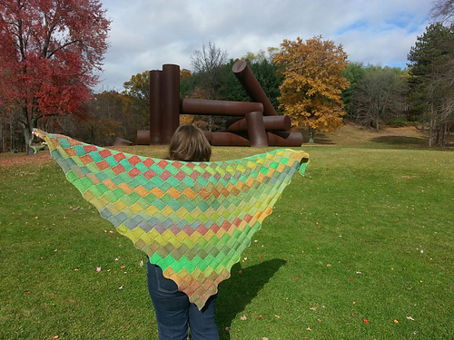 Ravelry: Triangle Entrelac Shawls pattern by Diane Conroy