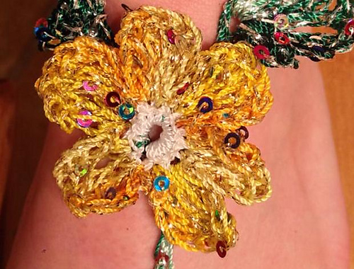 Ravelry: Pixie Blossoms Barefoot Snadal Pack pattern by Sick 'Lil Monkeys