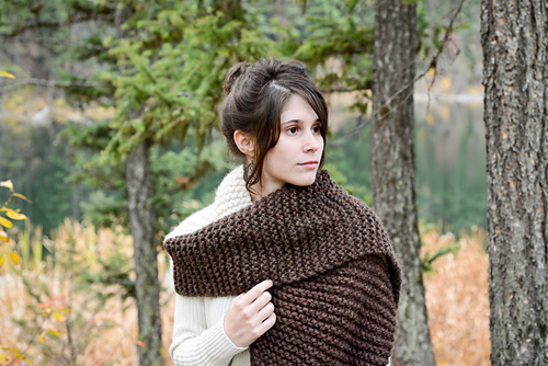 Ravelry: Oversized Tapered Knit Scarf pattern by Kelly Brooks