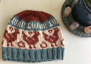 Ravelry: kellyquick's little red hen hat *test*
