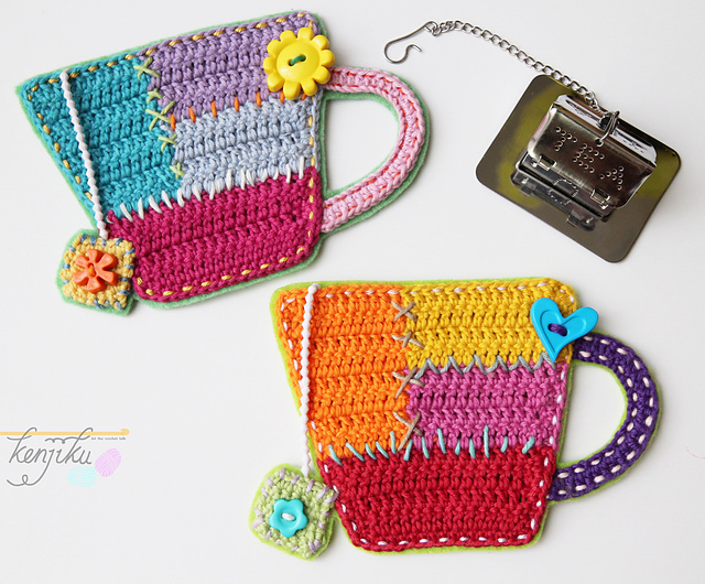 Ravelry: Tea Cup Crochet Patchwork pattern by martika