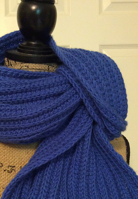 Ravelry: kentuckyknitter's Improved No-Purl Ribbed Scarf