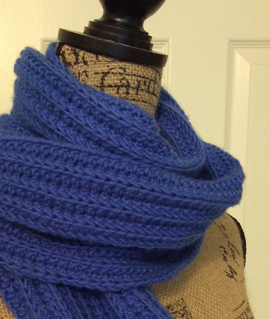 Ravelry: kentuckyknitter's Improved No-Purl Ribbed Scarf