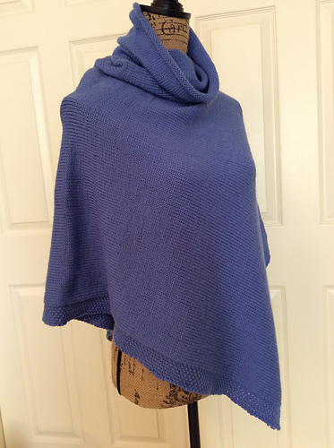 Ravelry: kentuckyknitter's My Easy Folded Poncho