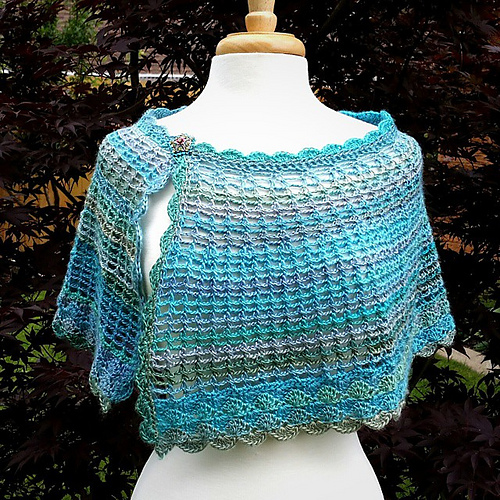Ravelry: Lacy Crochet Capelet WR1841 pattern by Kimberly K. McAlindin