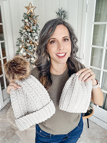 Ravelry: Snowy Wheat Stitch™ Puff Crochet Hat pattern by Briana K Designs