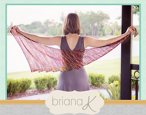 Ravelry: Fireside Shawl Knit pattern by Briana K Designs