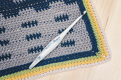 Ravelry: Garden Fence Crochet Blanket pattern by Briana K Designs