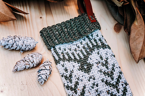 Ravelry: White Spruce Crochet Stocking pattern by Briana K Designs
