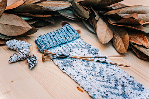 Ravelry: White Spruce Knit Stocking pattern by Briana K Designs