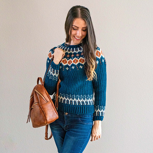 Ravelry: Fawning Over You Sweater pattern by Briana K Designs