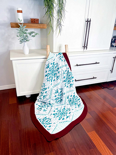 Ravelry: Snowflake Hexagon Mosaic Blanket pattern by Briana K Designs