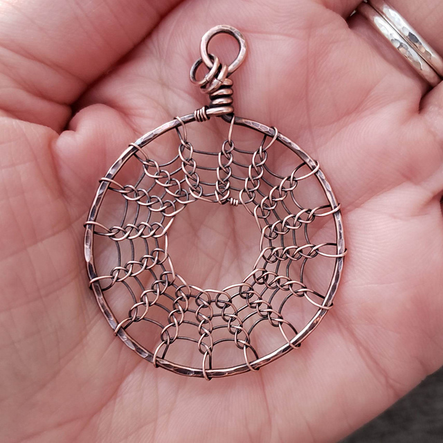 Ravelry: Wire Mandala Pendant pattern by Katherine Walters