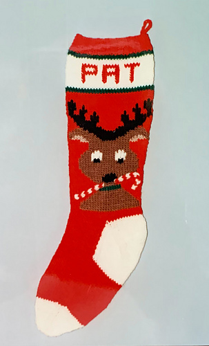 Ravelry: Reindeer Stocking pattern by Kate Farley