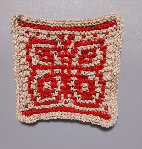 Ravelry: Tunisian Mosaic: Butterfly pattern by Cristina Anichini