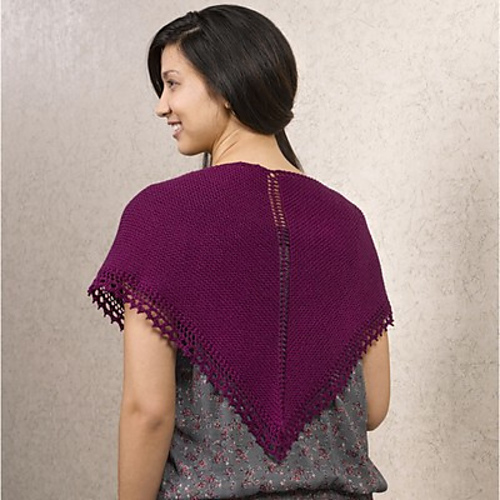 Ravelry: Simple Shawl pattern by Kirsten Hipsky