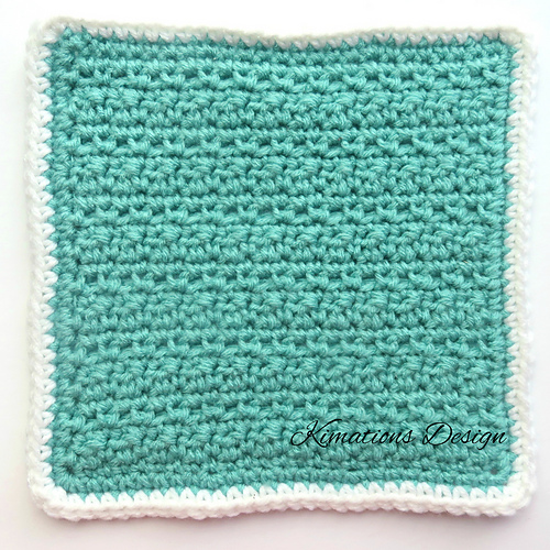 Ravelry: Cobblestone Rows 8" Square pattern by Kimberly Saunders