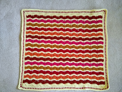 Ravelry: Ophelia Ripple Blanket pattern by Julie Yeager