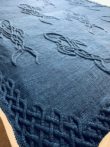 Ravelry: Glencoyne Dale Celtic wrap pattern by Susanne Daum