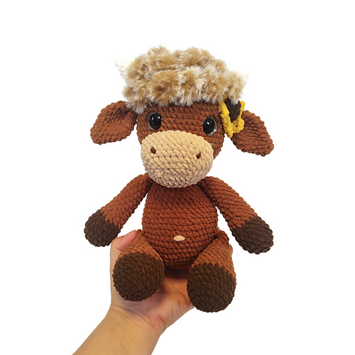Ravelry: Evelyn Highland Cow pattern by kim bengtsson friis
