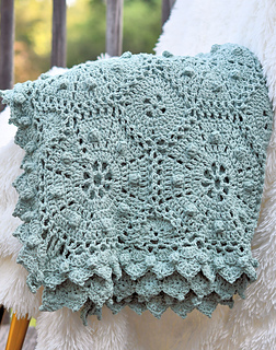 Ravelry: Octagon Lace Throw pattern by Kim Guzman