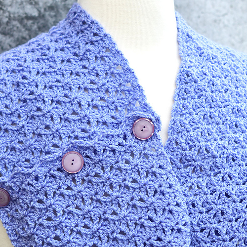 Ravelry: Lacy Convertible Scarf pattern by Kim Guzman