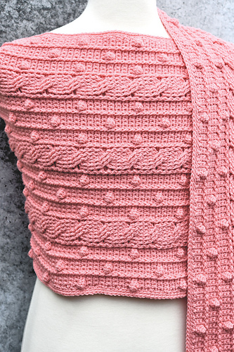 Ravelry: Starlight Cable Shawl pattern by Kim Guzman