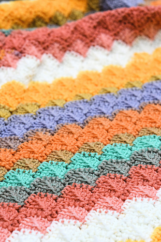 Ravelry: Dragon Scales Baby Blanket pattern by Kim Guzman