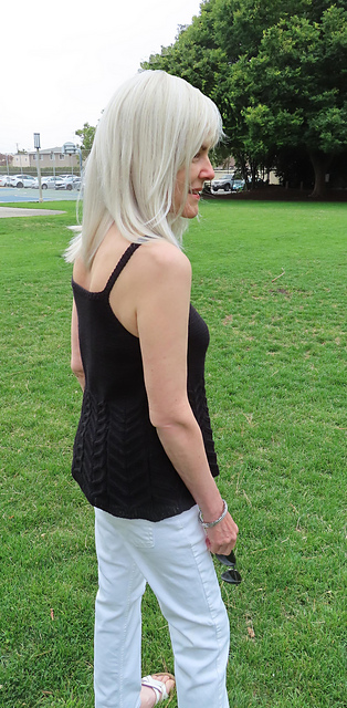 Ravelry: kimmyz's Pinnate Tank Top (Test Knit)