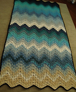 Ravelry: kindredcottage's Paul's Ocean Waves (& beach!) Afghan