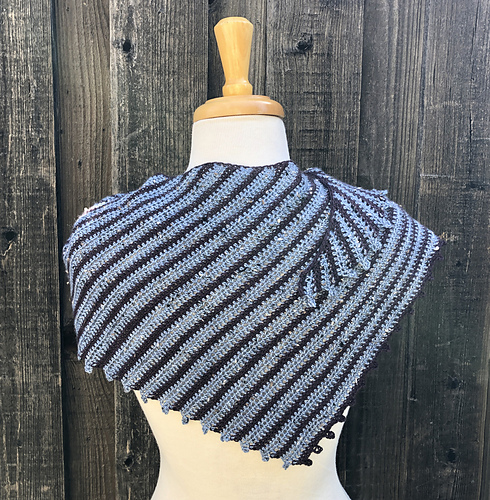 Ravelry: Slantwise Shawl pattern by Kira Dulaney