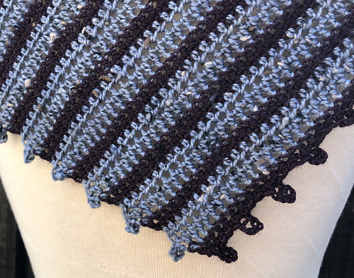 Ravelry: Slantwise Shawl pattern by Kira Dulaney